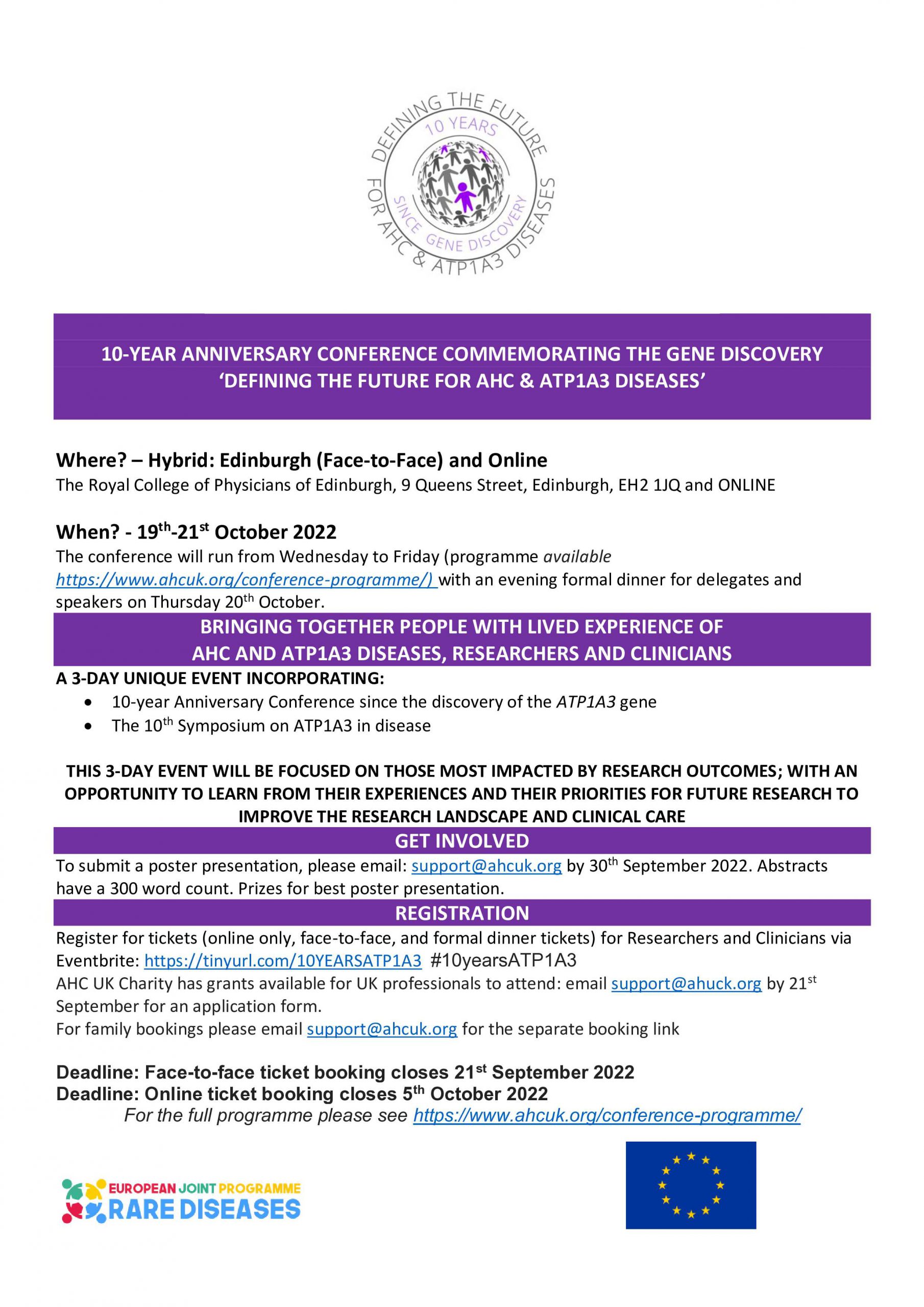 10-YEAR ANNIVERSARY CONFERENCE