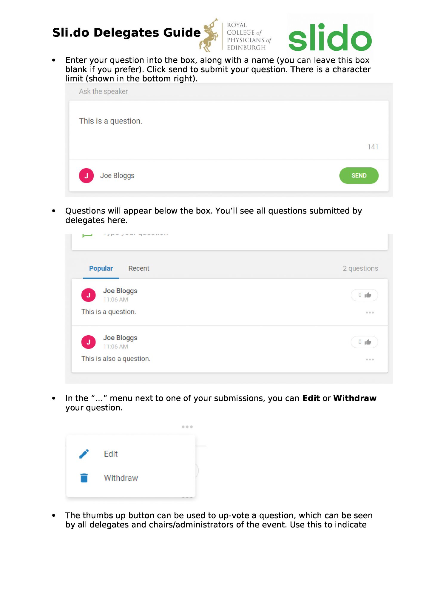 Slido - Information Sheet